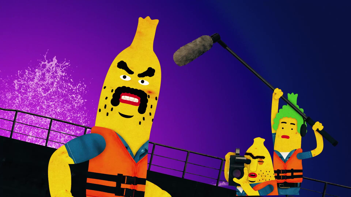 Wacky TV Nanana Chase the Kraken Monster! Arrival! A Rampaging Giant ...