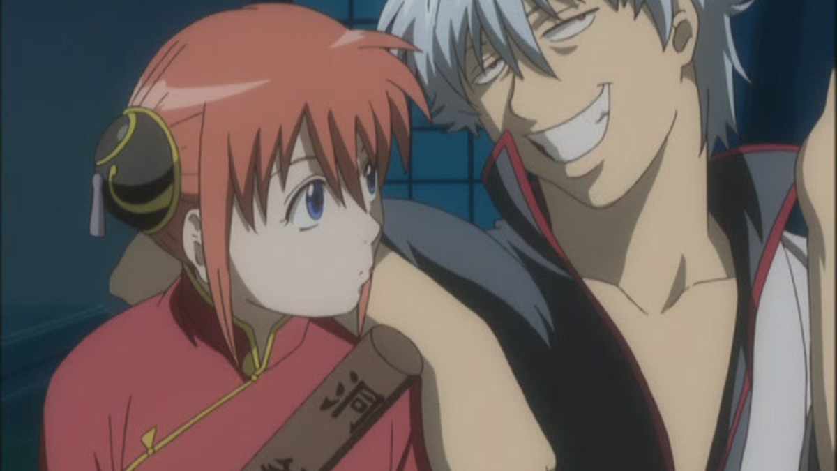 Gintama Gintoki And Kagura Kiss