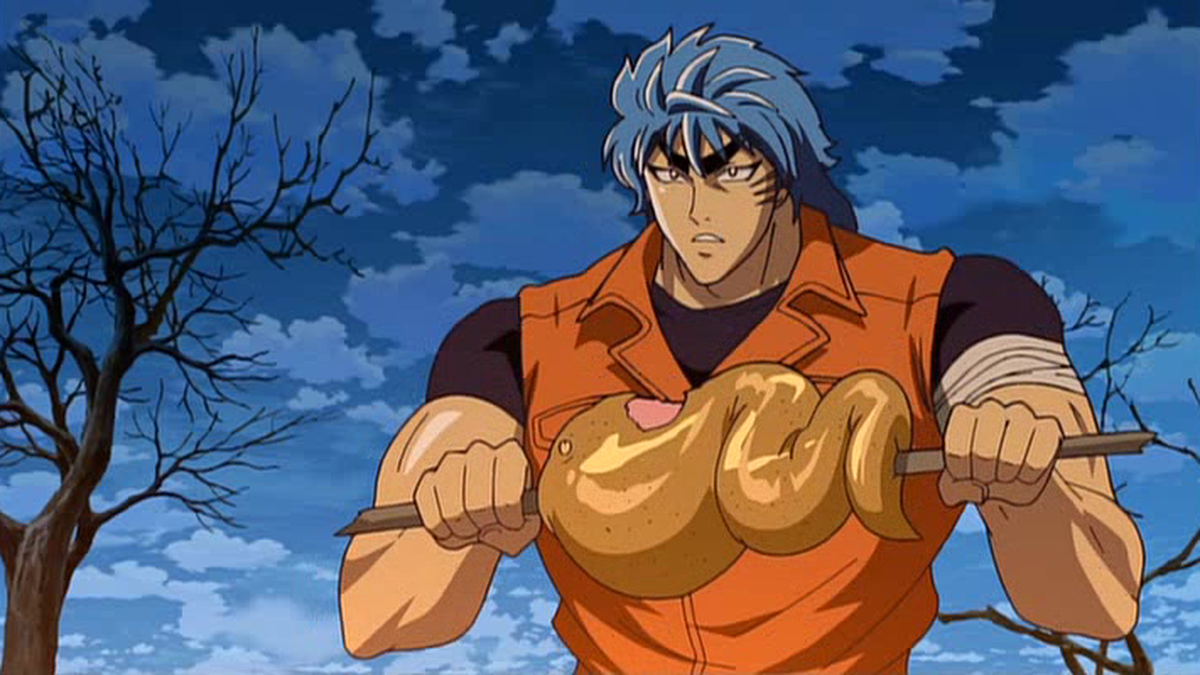 Toriko The Undiscovered Giant Beast! Toriko, Capture a Gararagator ...
