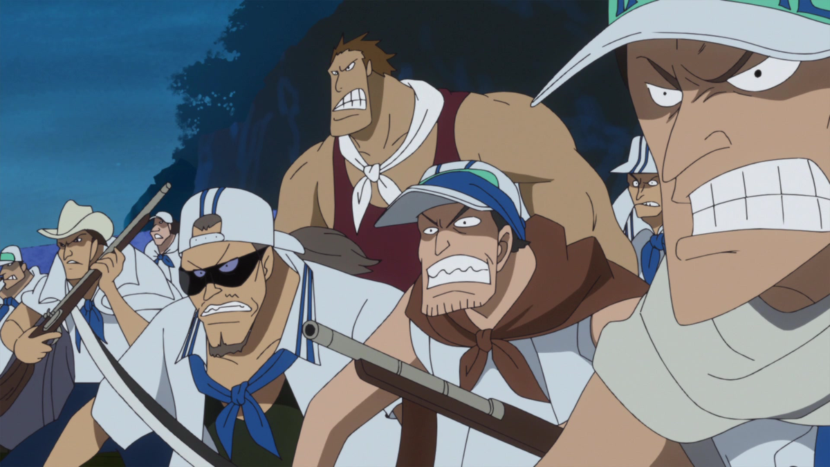 One Piece Un frente hambriento. ¡Luffy y los novatos de la Marina ...
