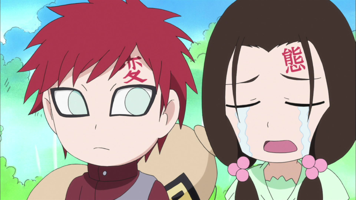 NARUTO Spin-Off: Rock Lee & His Ninja Pals Gaara's First Date! / A gift ...