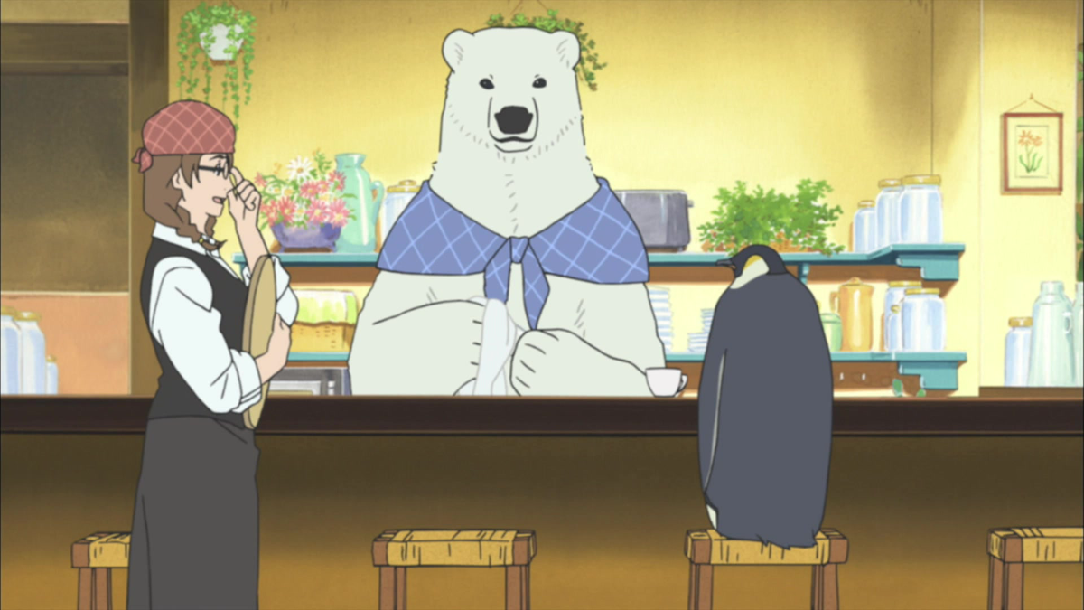 Shirokuma Cafe El emocionante plan de Rinrin y Meimei. \ Pescar ...