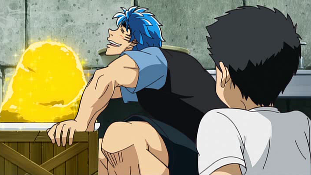 Toriko A Work Made With All Her Might! the Completed Melk Knife ...