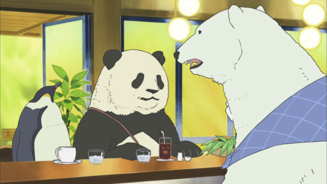 Shirokuma Cafe Rinrin se emociona en casa de Panda-kun. Confesión de ...