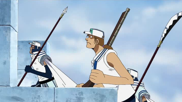 One Piece: Water 7 (207-325) Spandam Frightened! the Hero On the Tower ...