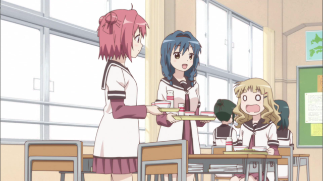 Yuru Yuri♪♪ Chocolate e Lágrimas e Meninas e Meninas e Batatas Isobe ...