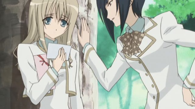 Strawberry Panic Hikari And Amane Kiss