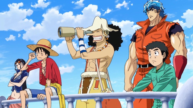 Toriko O Reencontro de Toriko e Luffy! Encontre a Fruta do Mar ...