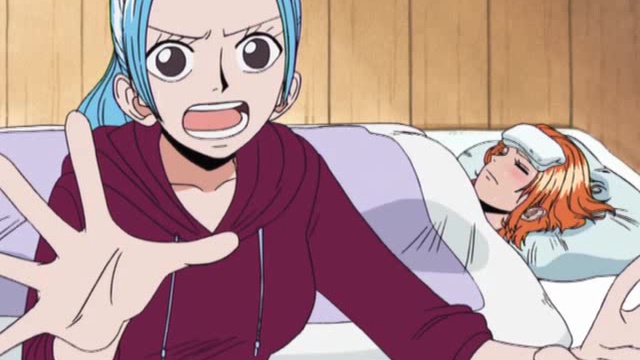 One Piece - Alabasta (062-135) Nami Está Doente? Para Além da Neve Que ...