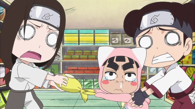 NARUTO Spin-Off: Rock Lee & His Ninja Pals Babysitting Guy-sensei ...