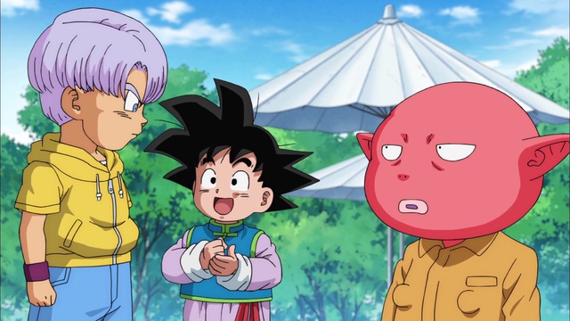Dragon Ball Super ¡Una turbulenta celebración! ¡¿Por fin pelean?! Monaka contra Son Goku - Ver ...