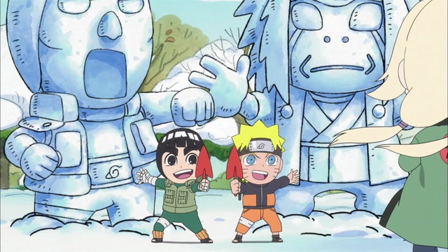 NARUTO Spin-Off: Rock Lee & His Ninja Pals A Firey Snow Sculpting ...