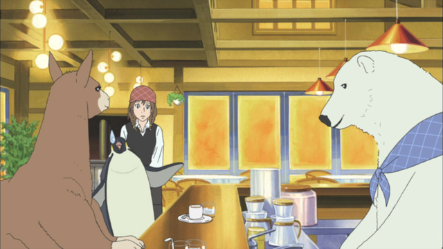 Shirokuma Cafe Un día normal en el zoológico. \ Un día lluvioso en el ...