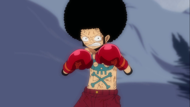 Afro Luffy One Piece